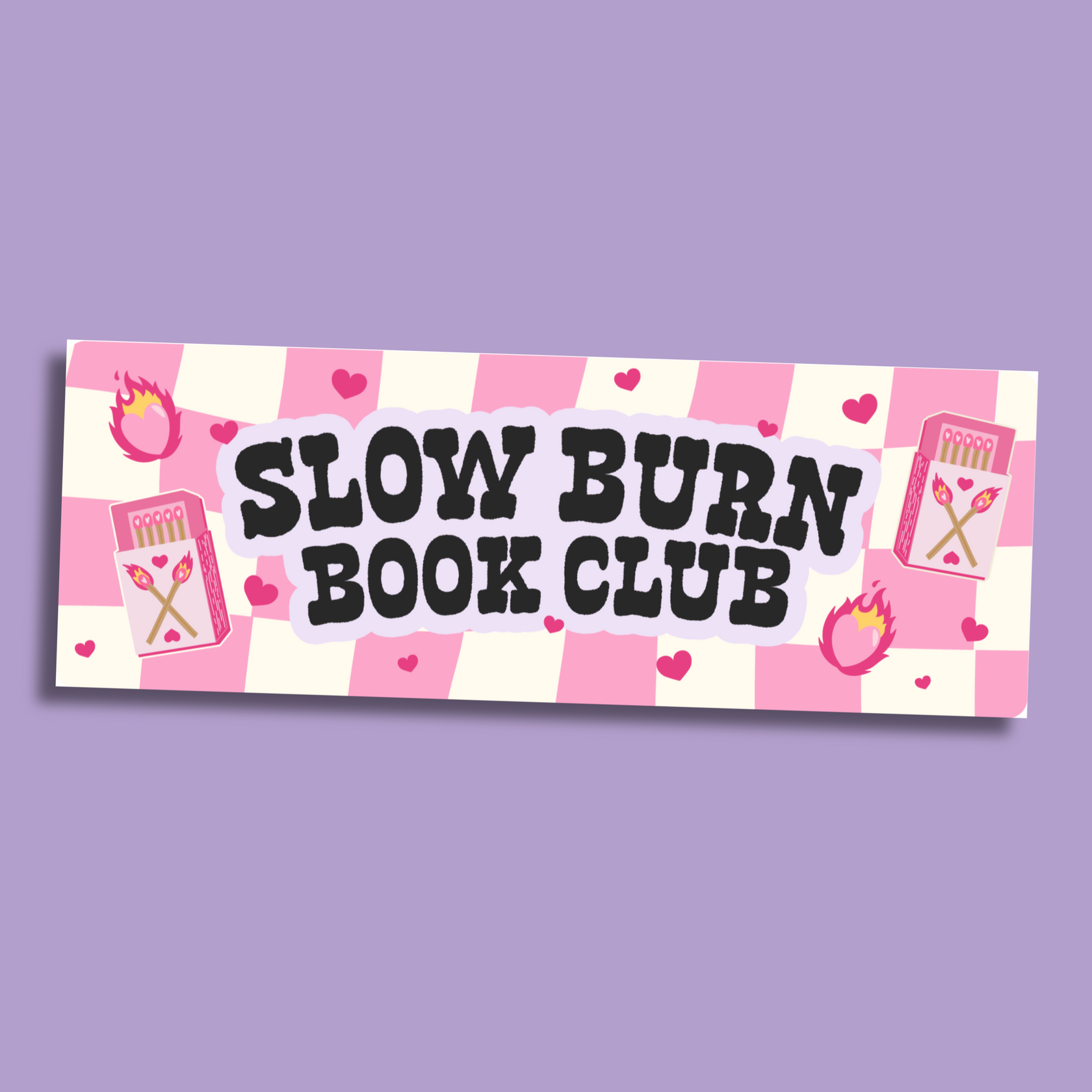 Slow Burn Book Club Cardstock Bookmark – fatedpages