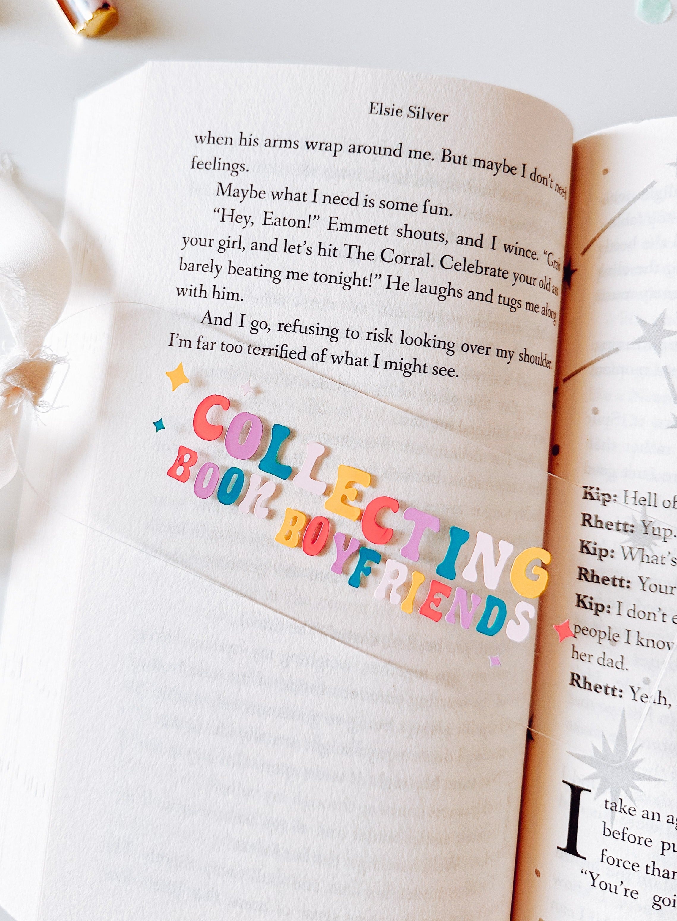 Collecting Book Boyfriends Acrylic Bookmark – fatedpages