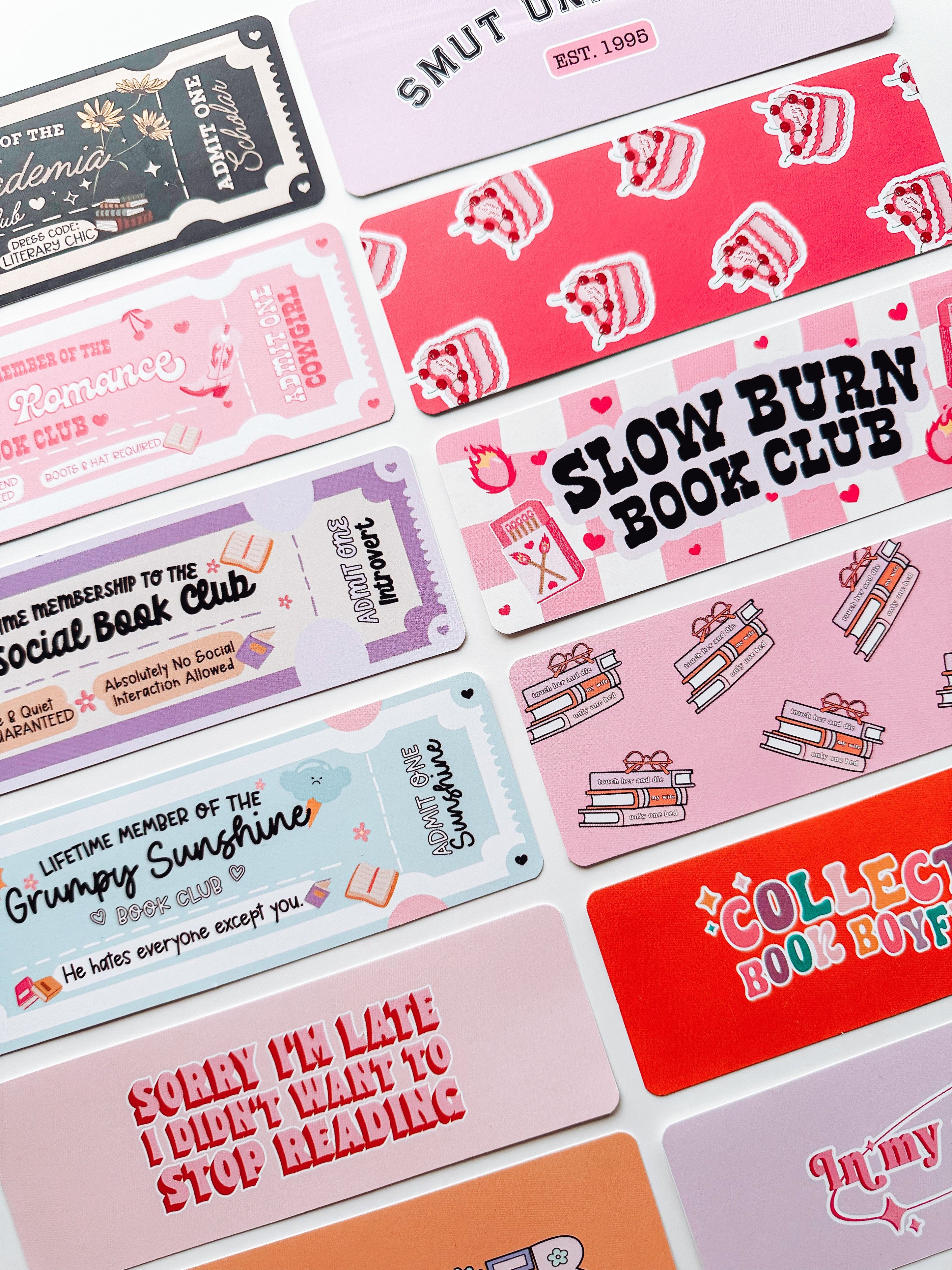Anti Social Book Club Cardstock Bookmark – fatedpages