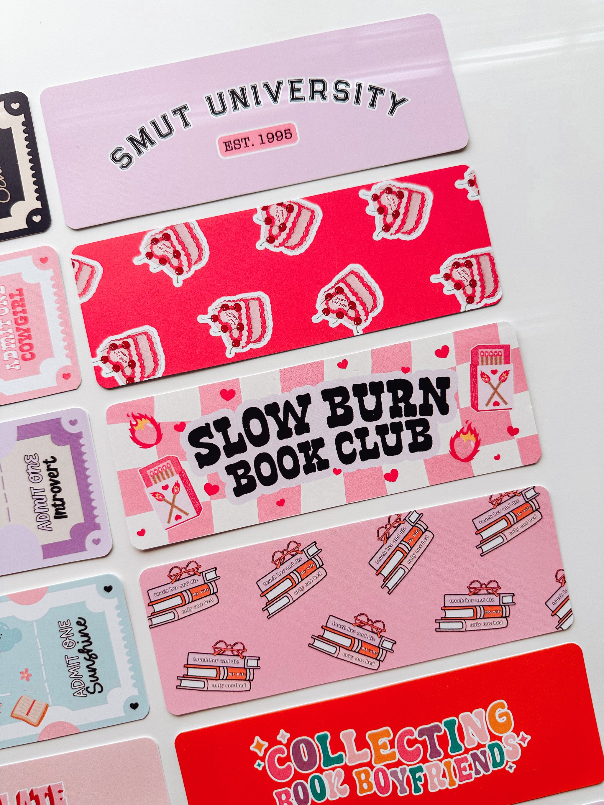 Slow Burn Book Club Cardstock Bookmark – fatedpages